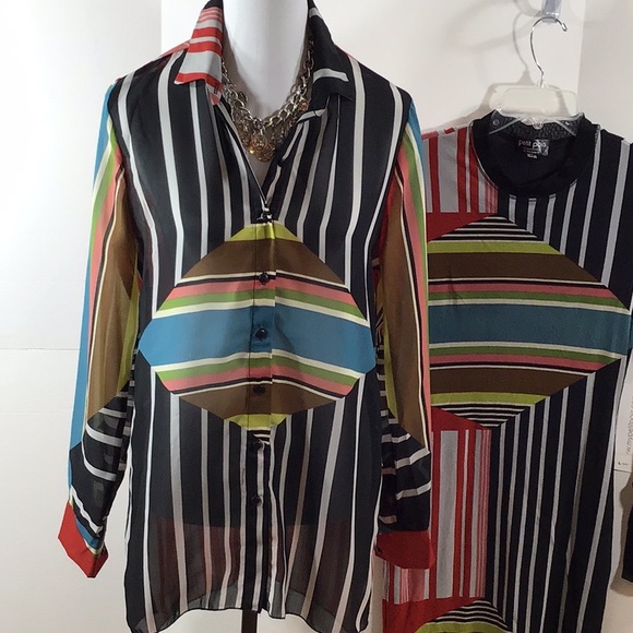 Petit Pois | Tops | Petit Pois Over Easy Long Lean Shirt | Poshmark